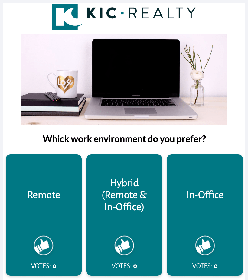 Poll on Working From Home | Interacty project