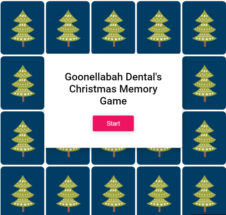 Goonellabah Dental Christmas Memory Game | Interacty project
