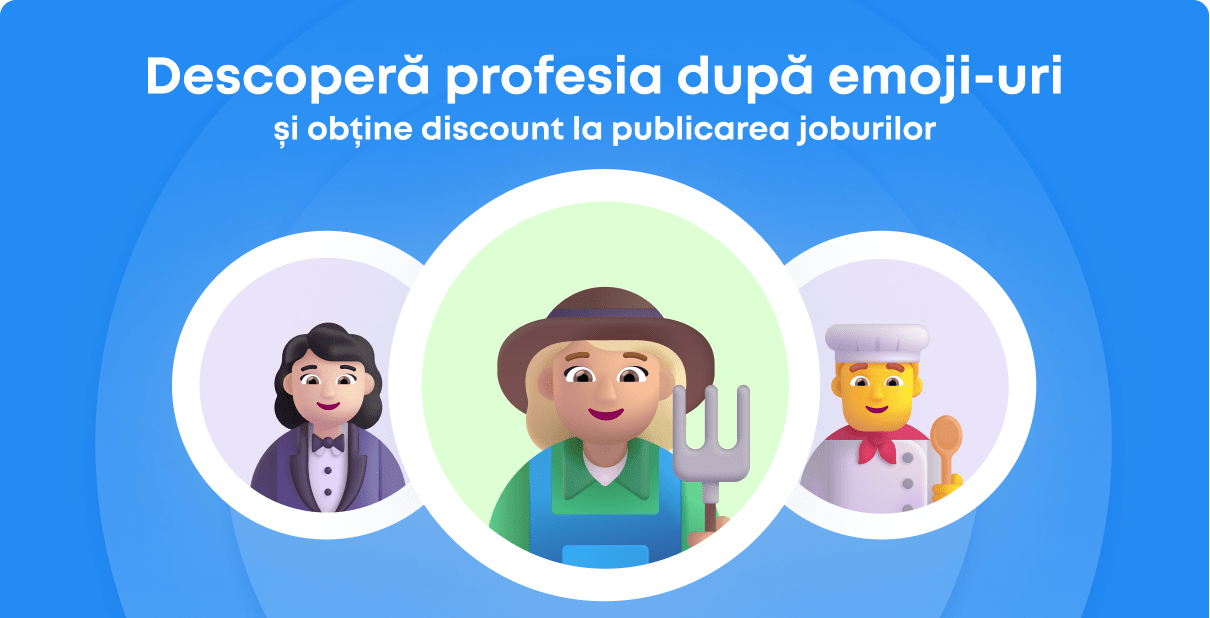 Asociați profesia cu Emoji | Interacty project