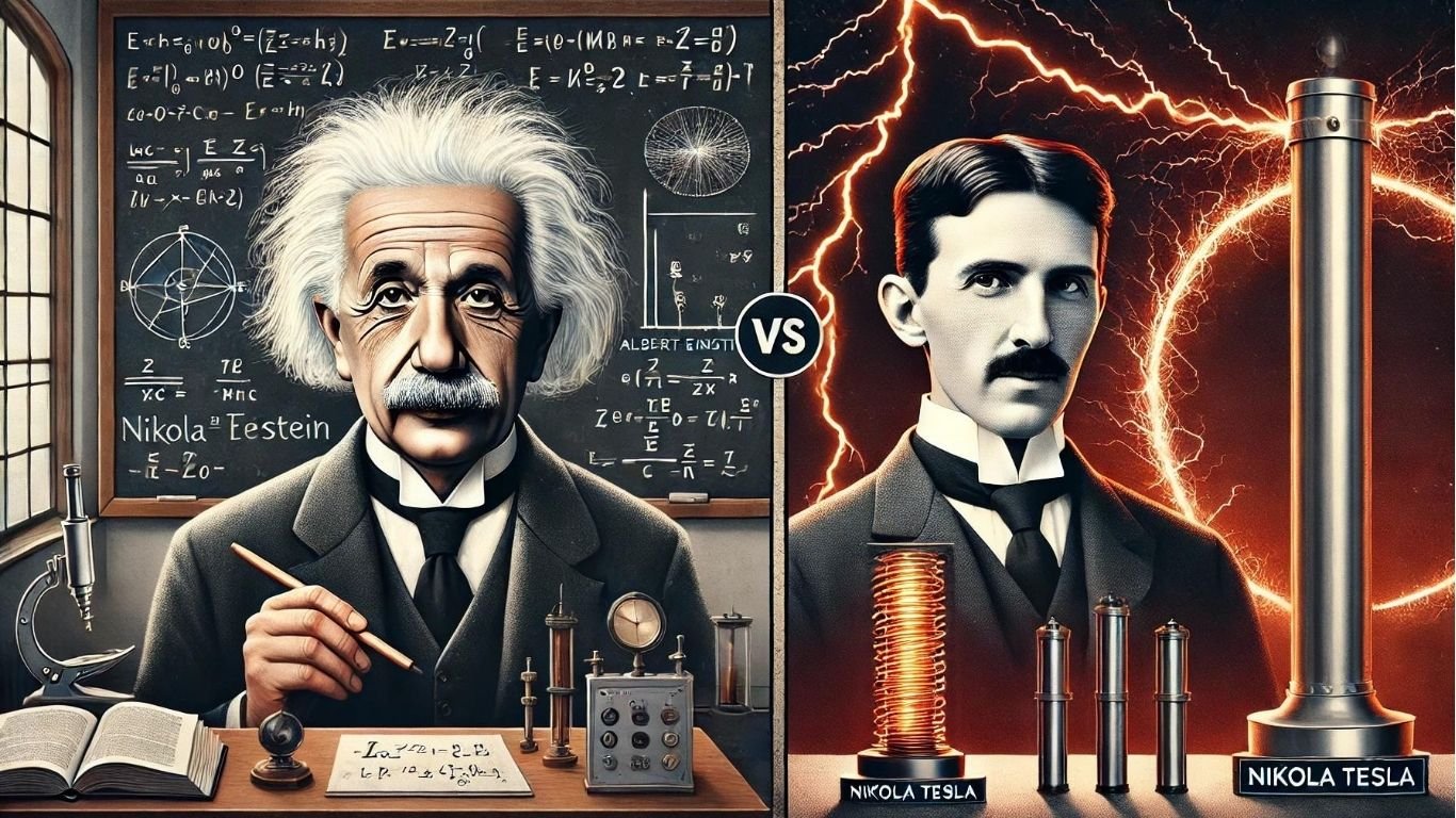 Cast your vote: Einstein vs. Tesla | Interacty project