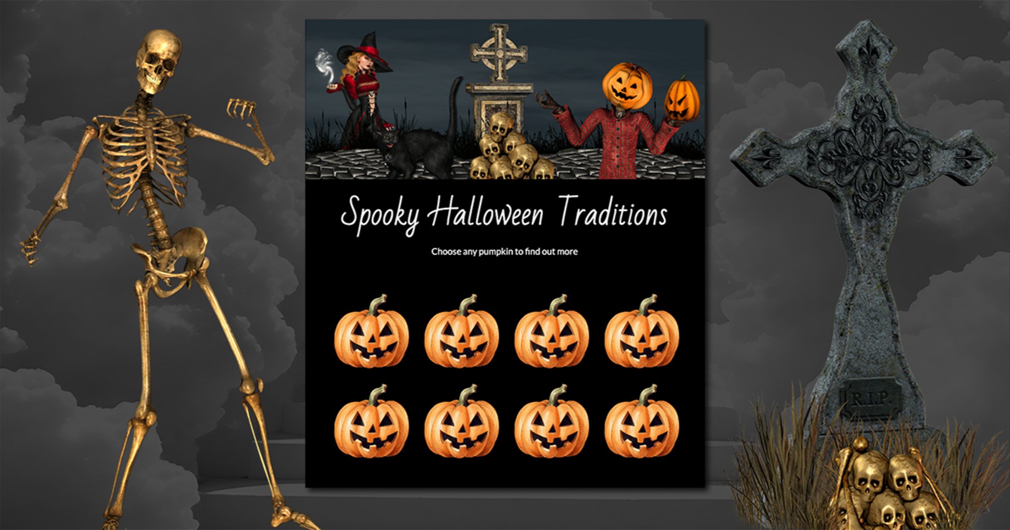 🎃👻 Spooky Halloween Traditions👻 🎃 | Interacty project