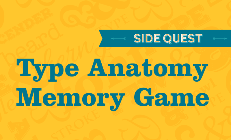 Type Anatomy Memory Game | Interacty project