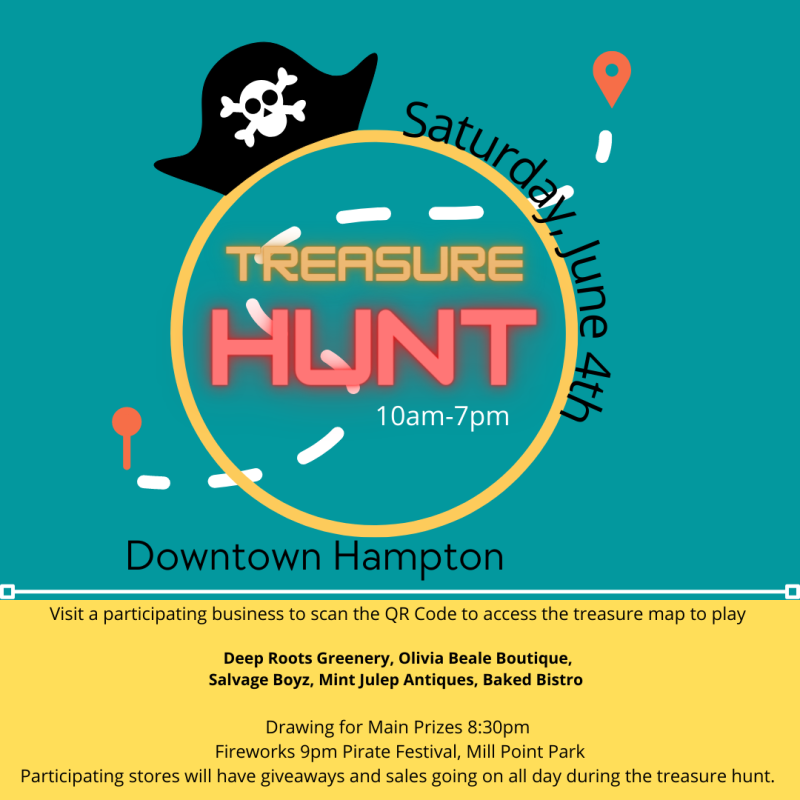 Downtown Hampton Treasure Hunt | Interacty project